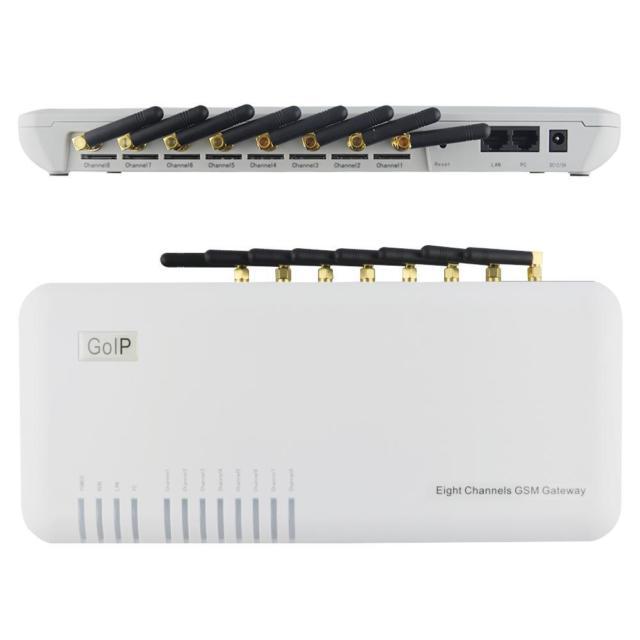 Bán GOIP-8 GSM VoIP Gateway với 8 cổng kết nối cắm được 8 sim - Tiết ...